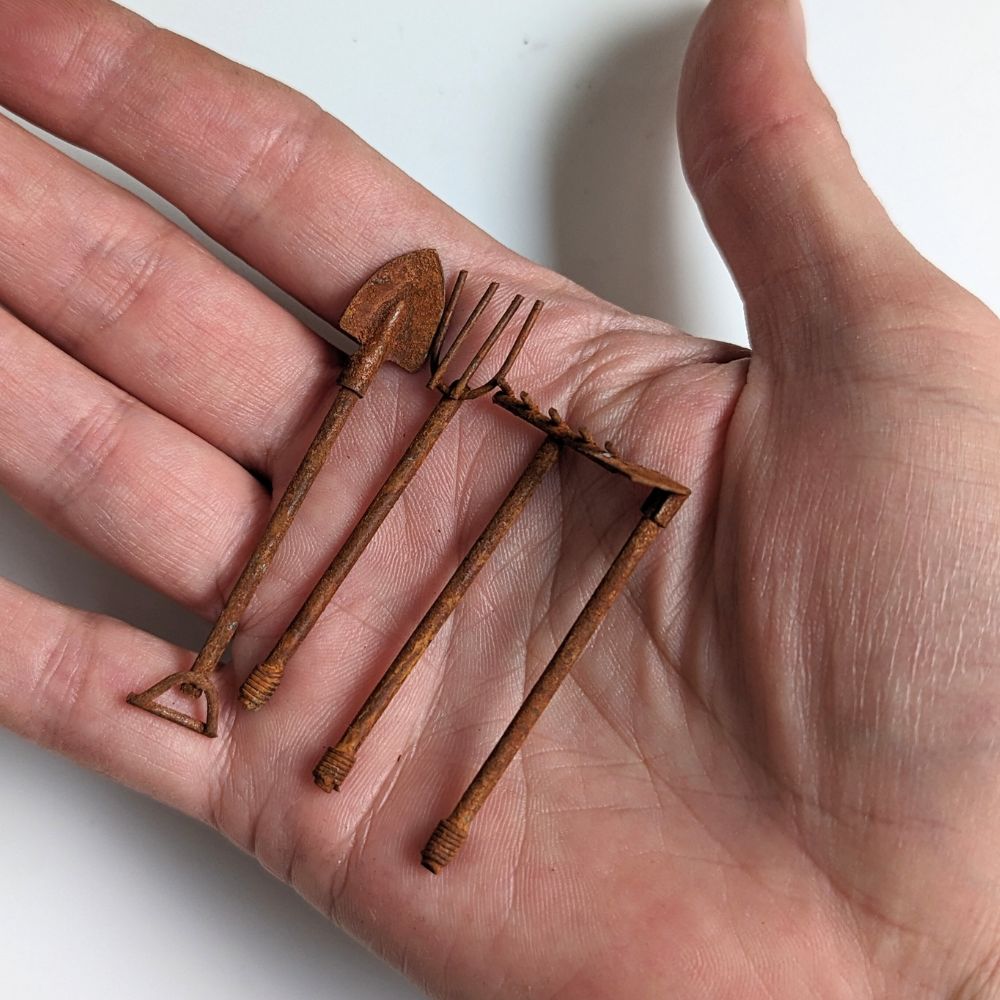 Mini Rusty Tools - 4 Piece – Flower and Twig Nursery